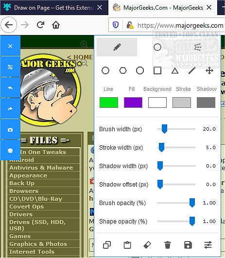 Download Draw on Page for Chrome, Firefox, and Edge - MajorGeeks