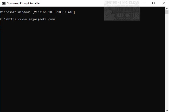 Download Command Prompt Portable - MajorGeeks