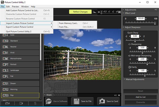 Download Picture Control Utility - MajorGeeks