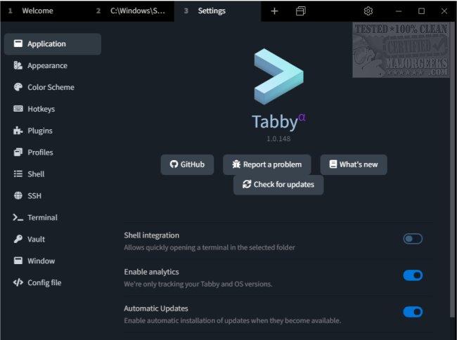 Download Tabby - MajorGeeks