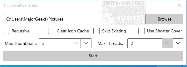 Download Windows Thumbnail Generator - MajorGeeks