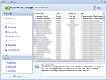 Download Mz Services Manager - MajorGeeks