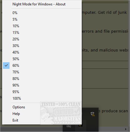 Download Night Mode for Windows - MajorGeeks