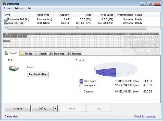Download Defraggler Portable - MajorGeeks