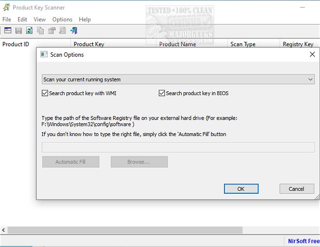 Download Product Key Scanner - MajorGeeks