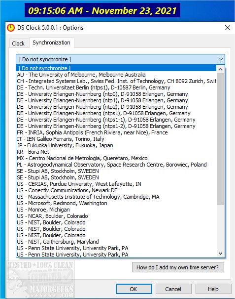 Download DS Clock 32-Bit - MajorGeeks