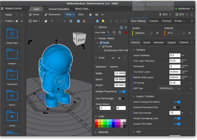 Download MatterControl - MajorGeeks