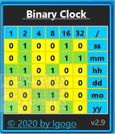Download Binary Clock - MajorGeeks