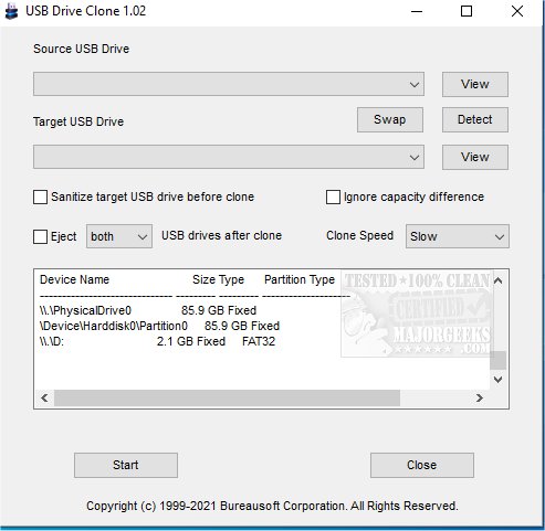 Download USB Drive Clone - MajorGeeks