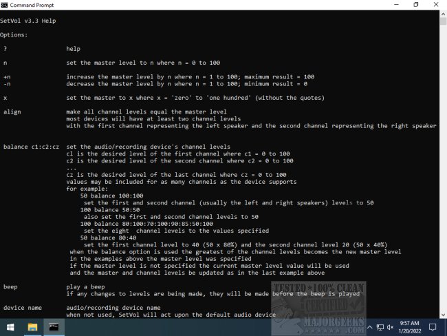 Download SetVol - MajorGeeks