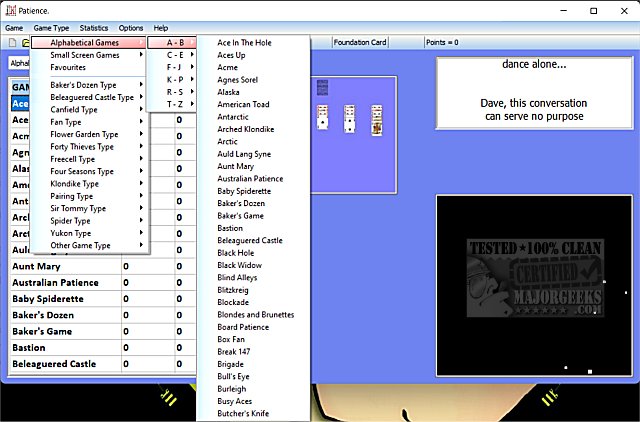 Download Patience Solitaire - MajorGeeks