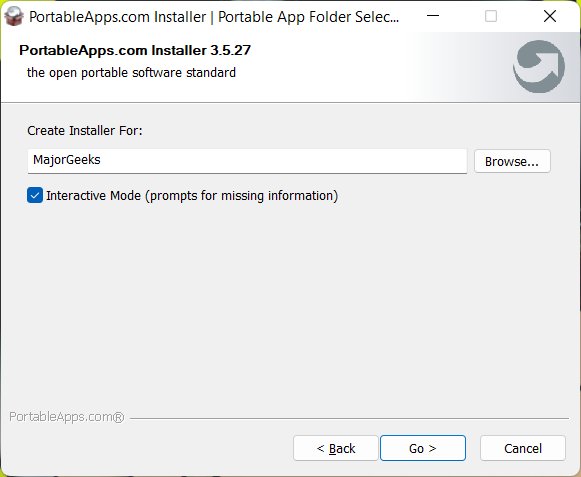 Download PortableApps.com Installer - MajorGeeks