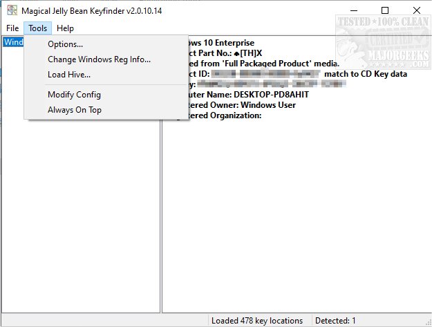 Download Magical Jelly Bean Keyfinder - MajorGeeks