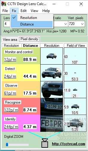 Download CCTV Design Lens Calculator - MajorGeeks