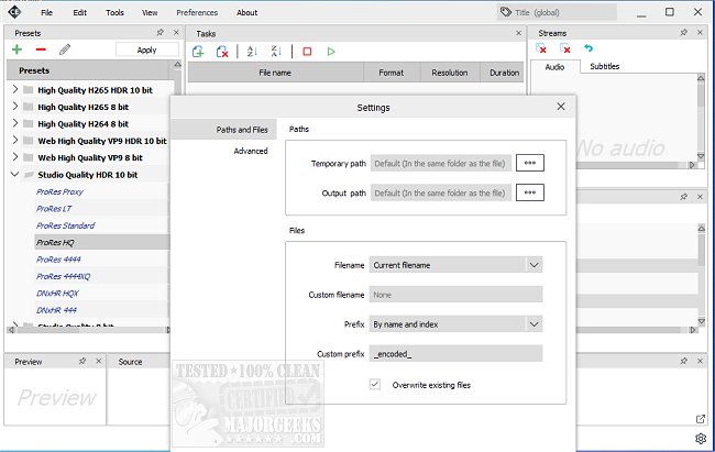 Download Cine Encoder - MajorGeeks