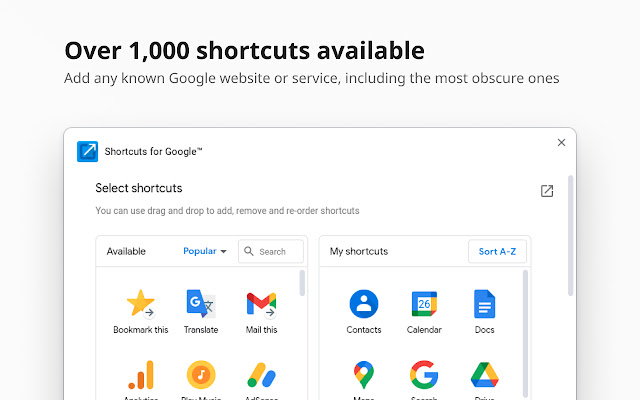 Download Shortcuts for Google - MajorGeeks