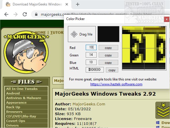 Download HazteK Color Picker - MajorGeeks