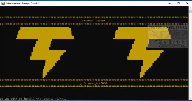 Download Terabyte Tweaker - MajorGeeks