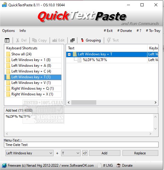 Download QuickTextPaste - MajorGeeks