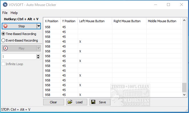Download VOVSOFT Auto Mouse Clicker - MajorGeeks
