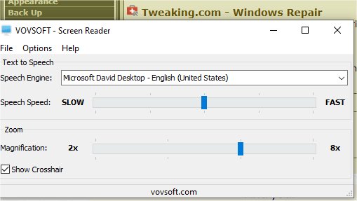 Download VOVSOFT Screen Reader - MajorGeeks