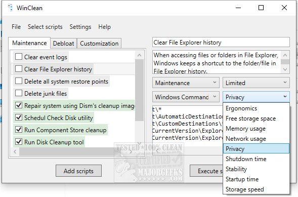 Download WinClean - MajorGeeks