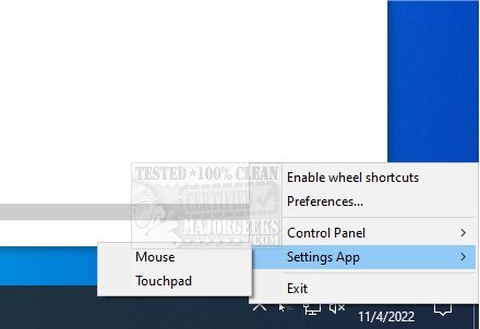 Download MouseTray - MajorGeeks