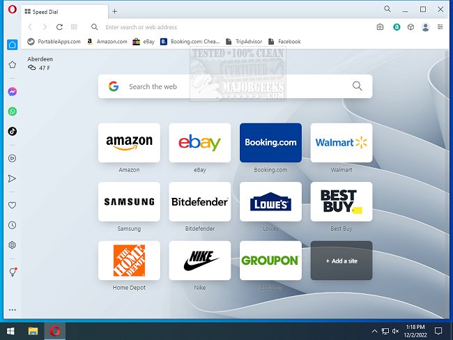 Download Opera One Portable - MajorGeeks