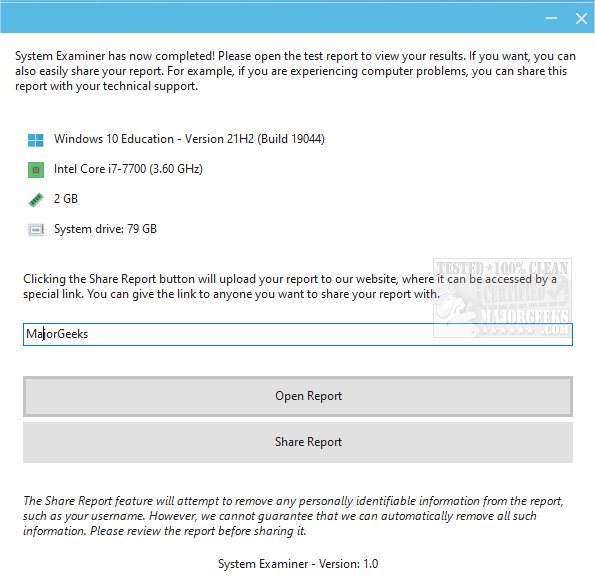 Download System Examiner - MajorGeeks
