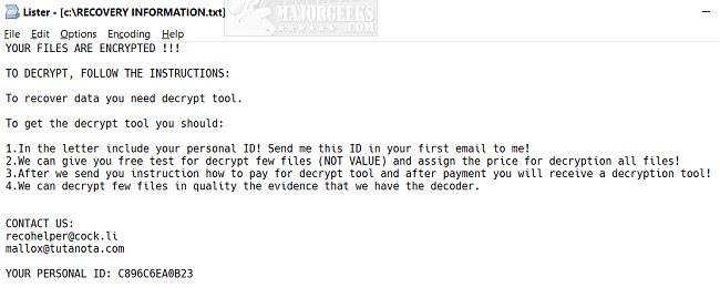 Download Avast Decryption Tool for TargetCompany - MajorGeeks