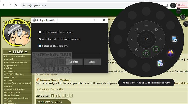 Download Apps Wheel - MajorGeeks
