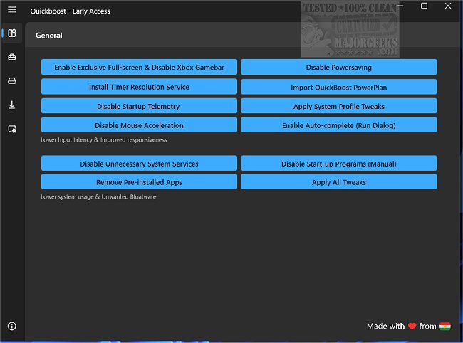 Download QuickBoost - MajorGeeks