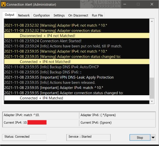 Download Connection Alert - MajorGeeks