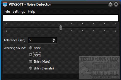 Download VOVSOFT Noise Detector - MajorGeeks