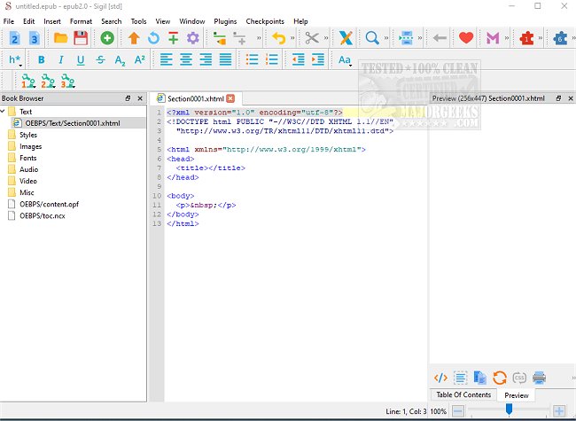 Download Sigil Portable - MajorGeeks
