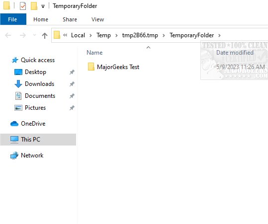 Download Temporary Folders - MajorGeeks