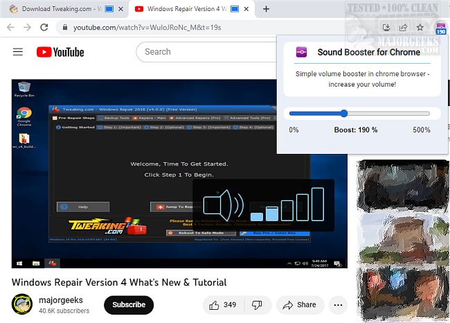 Download Sound Booster for Chrome - MajorGeeks