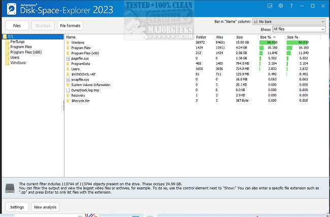 Download Ashampoo Disk-Space-Explorer - MajorGeeks