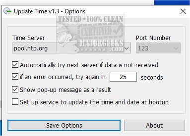 Download Update Time - MajorGeeks