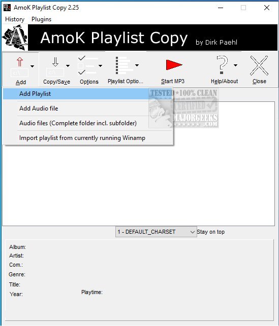 Download AmoK Playlist Copy - MajorGeeks