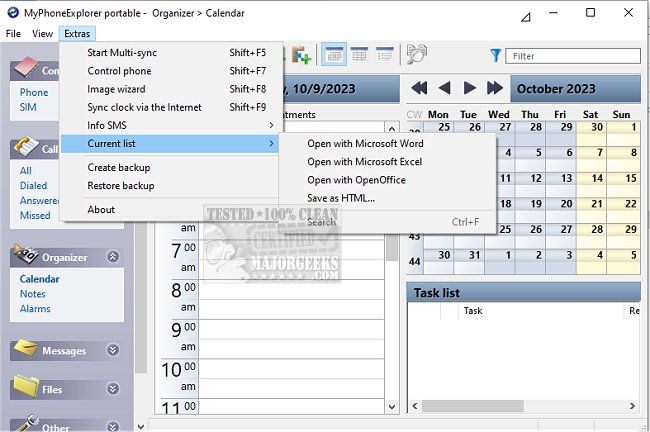 Download MyPhoneExplorer - MajorGeeks