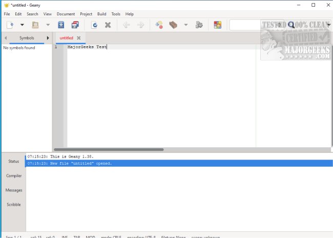Download Geany Portable - MajorGeeks