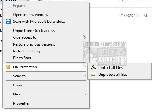 Download FileProtection - MajorGeeks