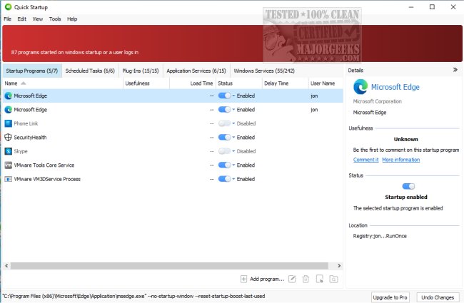 Download Glarysoft Quick Startup - MajorGeeks