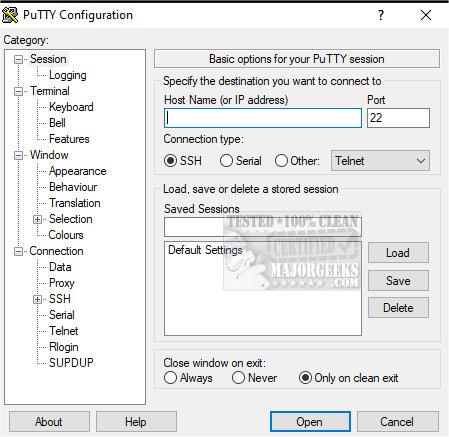 Download PuTTY Portable - MajorGeeks