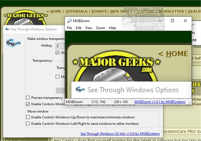 Download MOBZoom - MajorGeeks