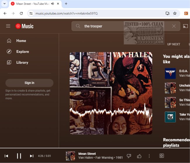 Download ThemeSong for YouTube Music - MajorGeeks