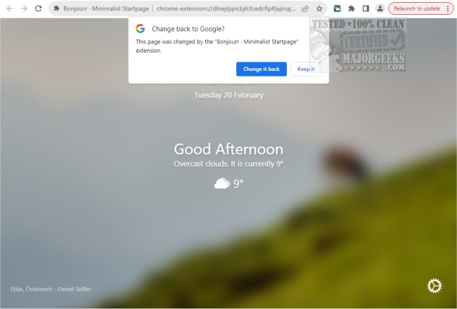 Download Bonjourr Minimalist Startpage for Chrome, Brave, Firefox, Edge ...