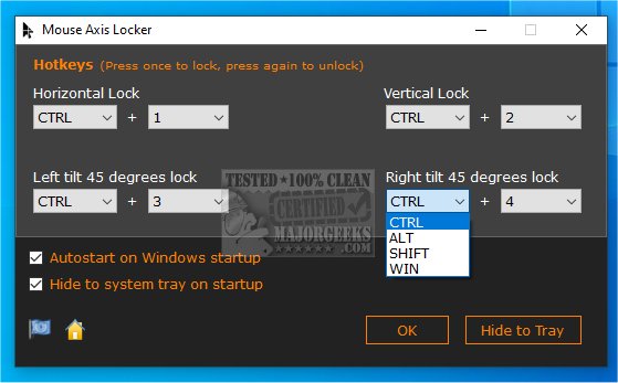 Download MouseAxisLocker - MajorGeeks