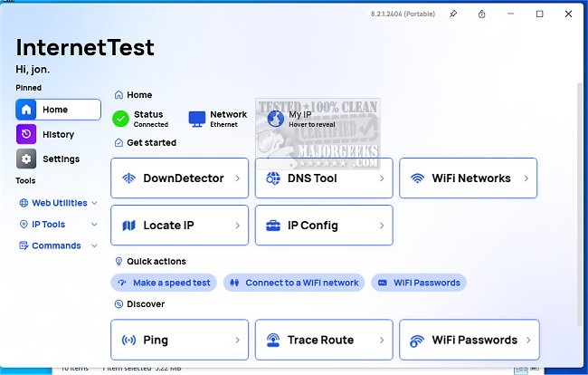 Download InternetTest Pro - MajorGeeks